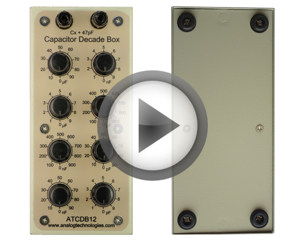 Adjustable Capacitor Decade Box - Analog Technologies, Inc.